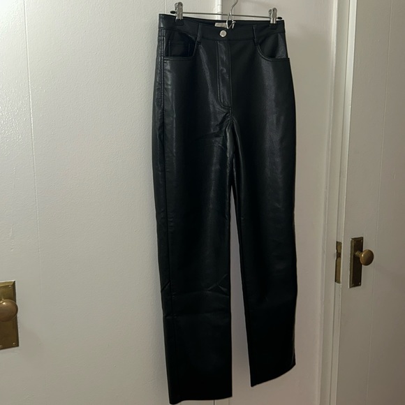 Aritzia | Pants & Jumpsuits | Aritzia Leather Pants | Poshmark